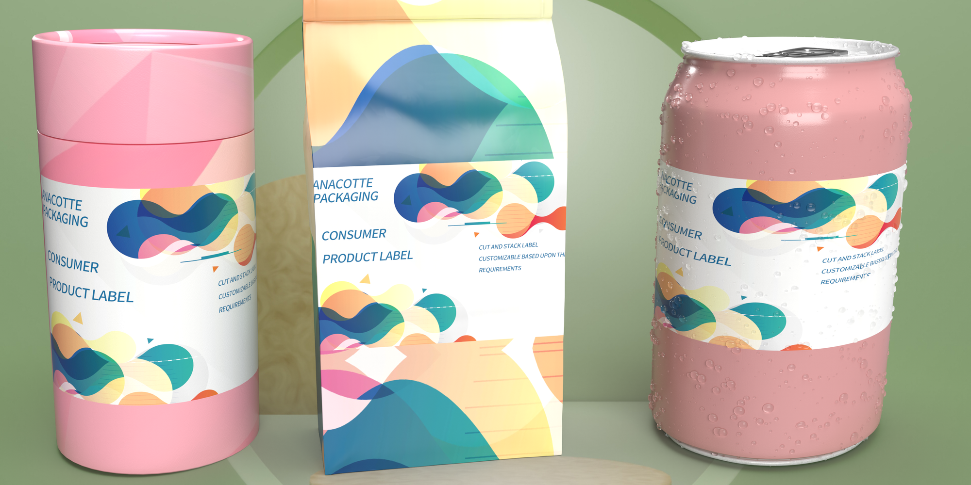 Cut & Stack Labels | Anacotte Packaging